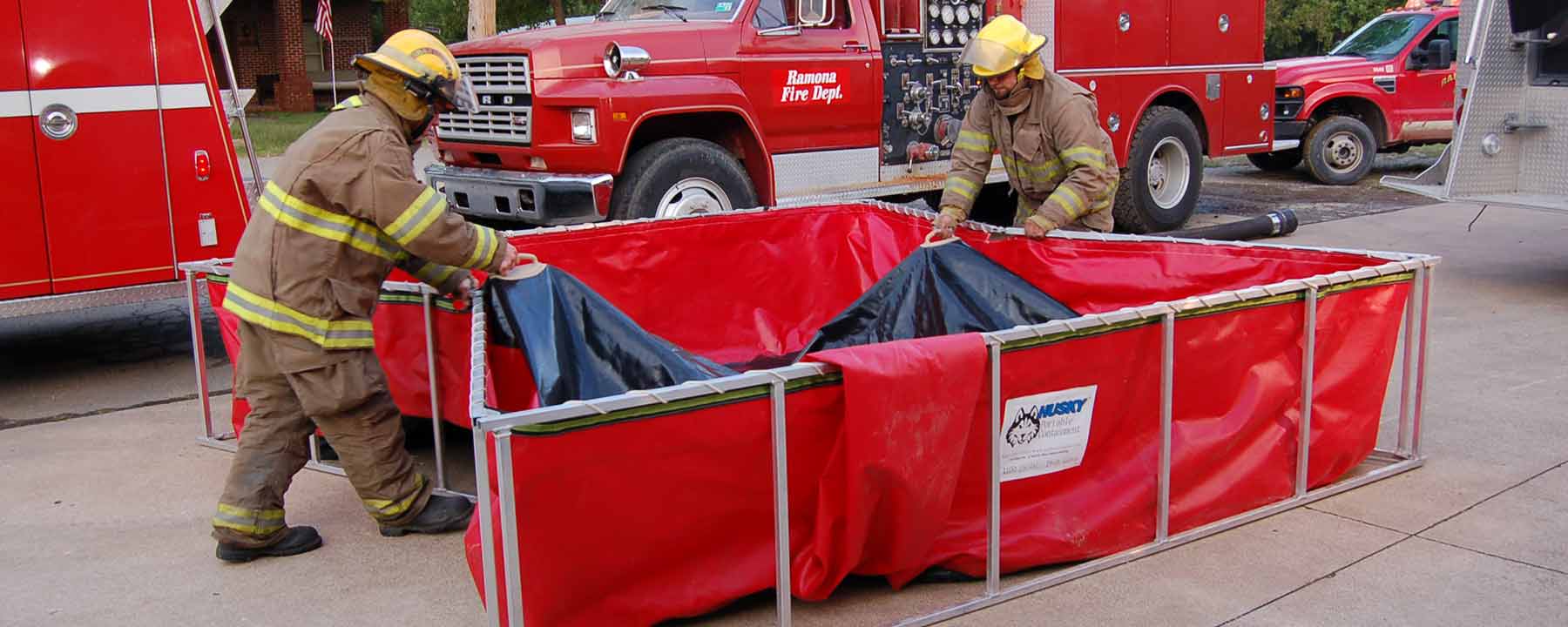 Folding Frame Tanks | Spill Containment | Husky Portable Containment