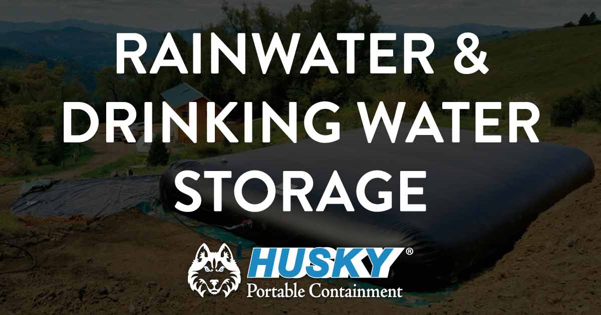 Store Rainwater or Drinking Water - Husky Bladder Tanks (25-25,000 ...