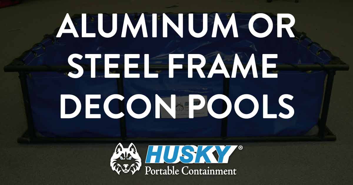 Husky Decontamination Pools - Portable & Easy-to-Use Personal Showers ...