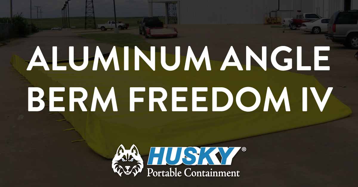 Aluminum Angle Drive-Through Berms | Husky Portable Containment