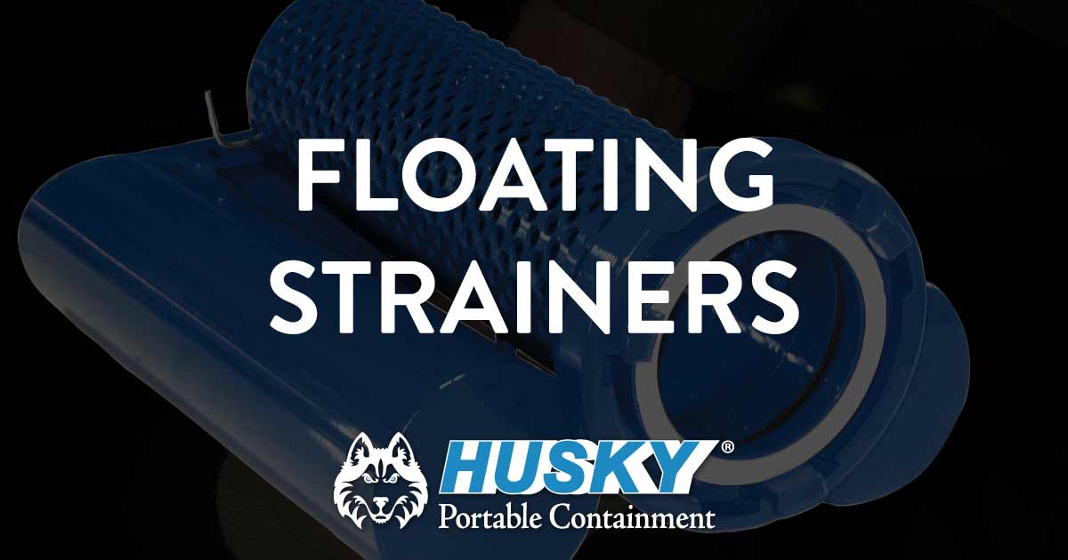 Floating Strainers | Husky Portable Containment