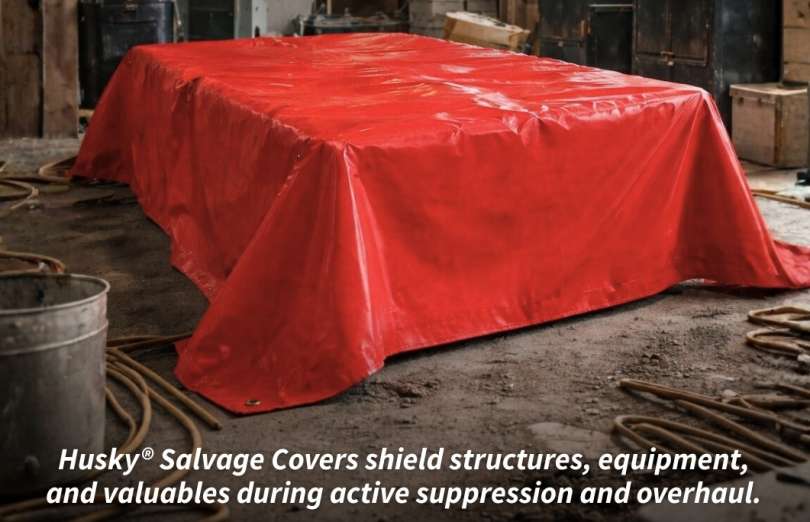 Husky® Salvage Covers: Heavy-Duty, Fire-Resistant Protection | Husky ...