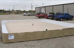 Bladder Berms and Berm Liners | Husky Portable Containment
